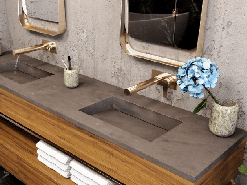 Corian® Weathered Concrete – TTS Surfaces